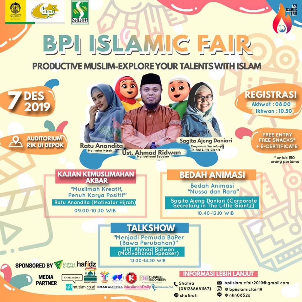BPI Islamic Fair 2019 - Explore Your Talent With Islam