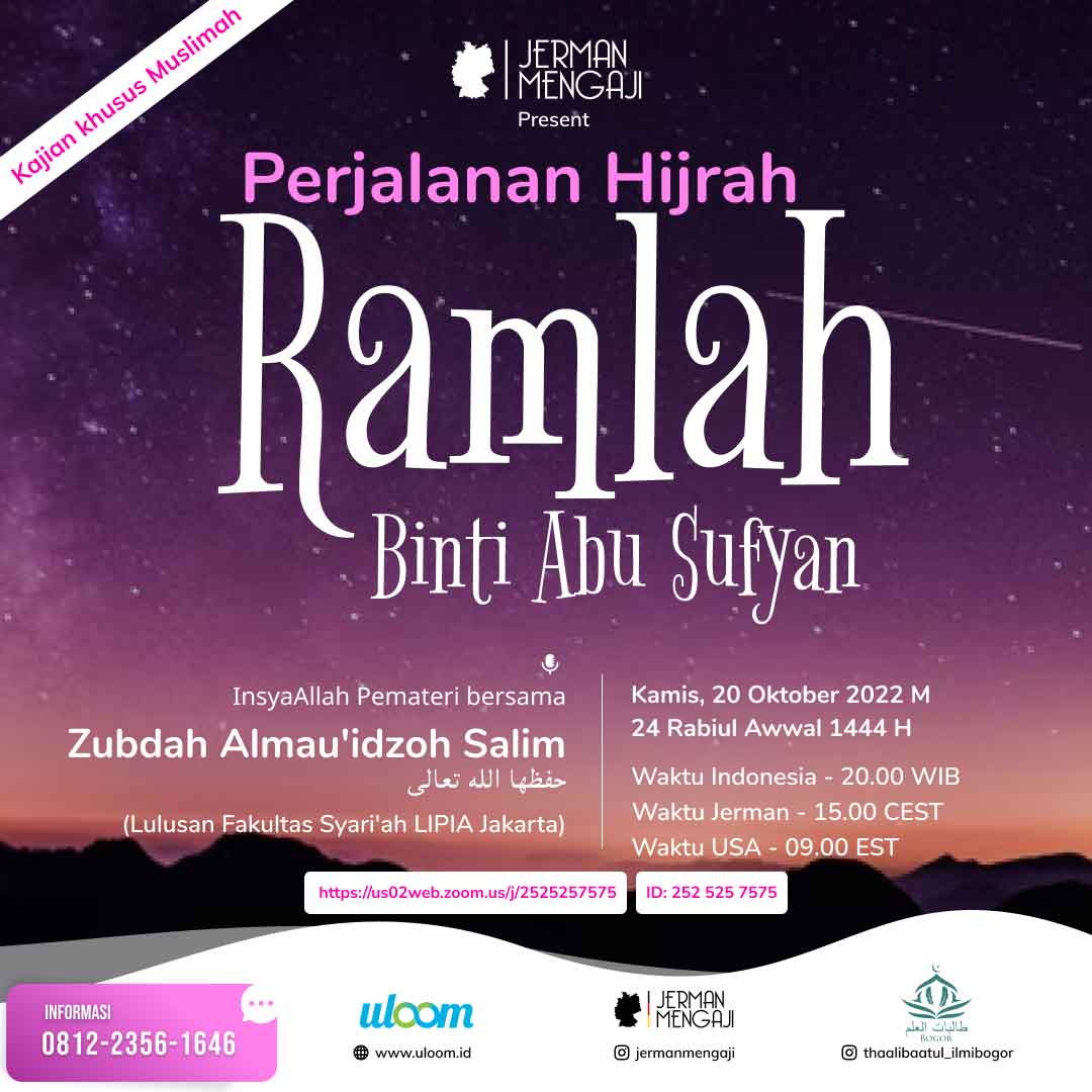 Perjalanan Hijrah Ramlah binti Abu Sufyan